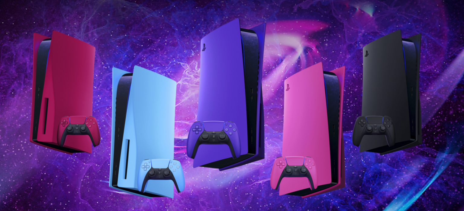 Capas coloridas oficiais do PS5 chegam ao Brasil