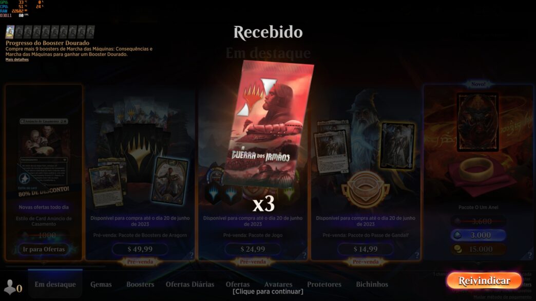 Magic Arena: todos os códigos para ganhar boosters grátis