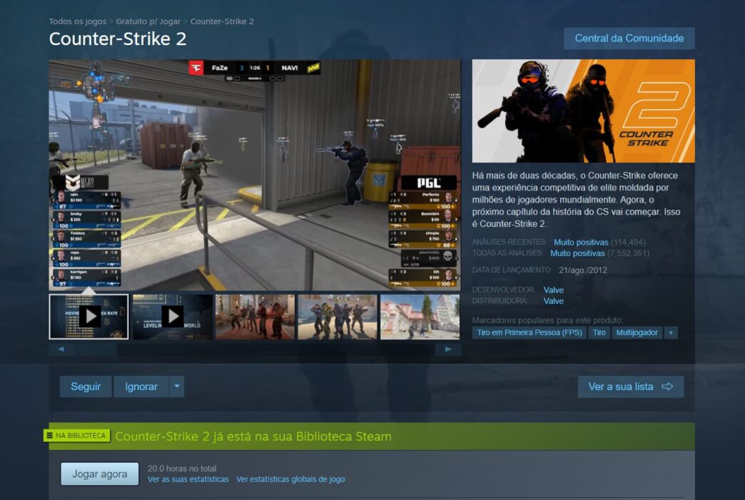 CS2 chega HOJE (27) gratuitamente para todos os jogadores