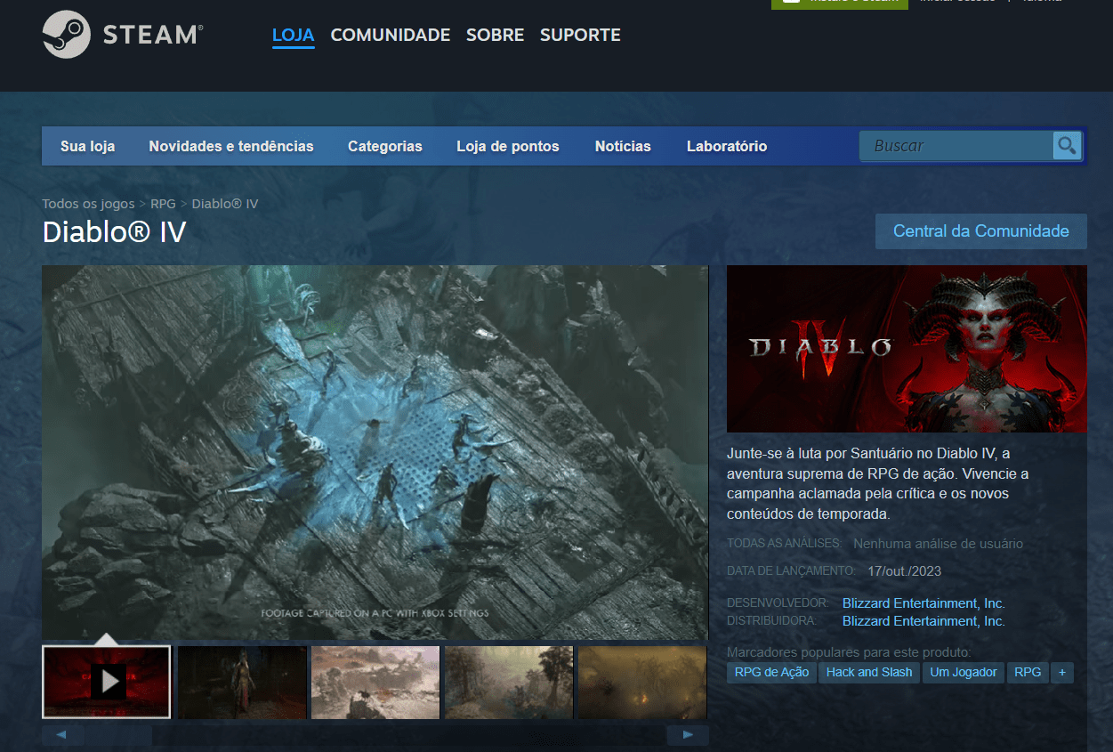 Portões Abertos! Diablo 4 ganha data para chegar ao Steam