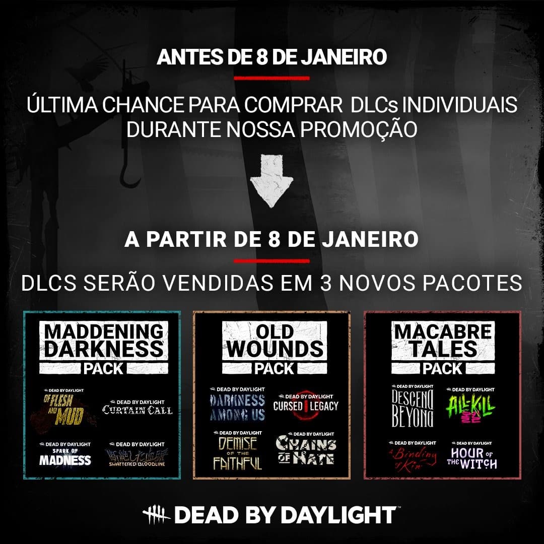 Dead by Daylight anuncia Gold Edition com DLC originais