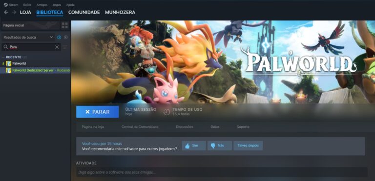 Palworld: como criar um servidor dedicado na Steam? | Flow Games