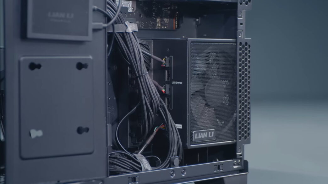 Fonte no formato de L é apresentada pela Lian Li