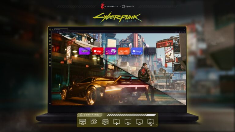 Opera GX ganha mod de Cyberpunk 2077 INCRÍVEL e interativo