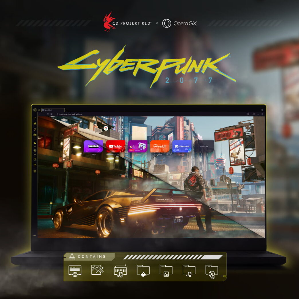Opera GX ganha mod de Cyberpunk 2077 INCRÍVEL e interativo