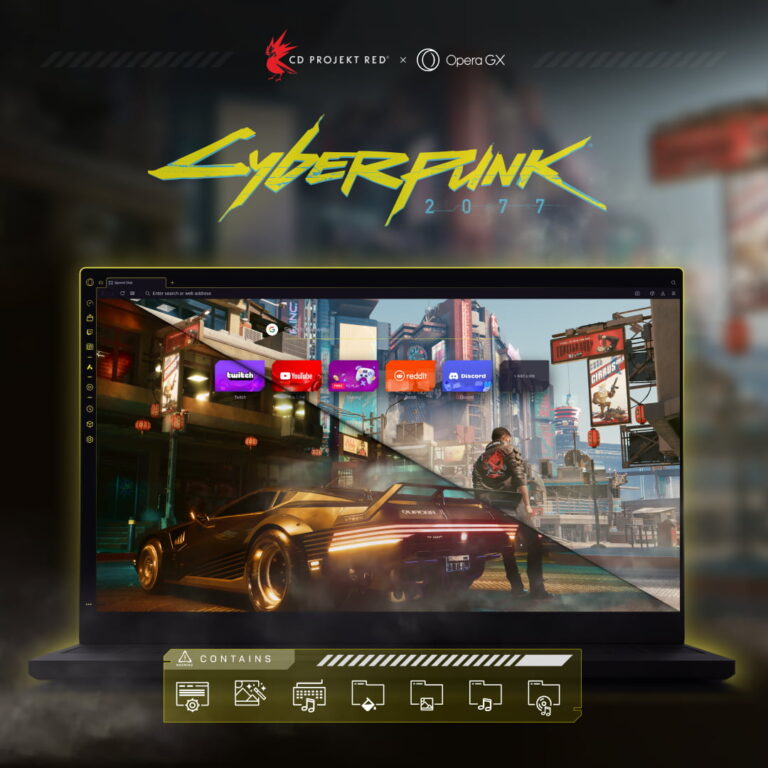 Opera GX ganha mod de Cyberpunk 2077 INCRÍVEL e interativo