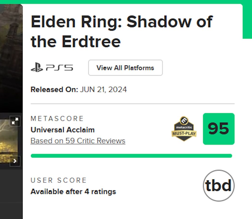 Shadow of the Erdtree não traz troféus ou achievements novos