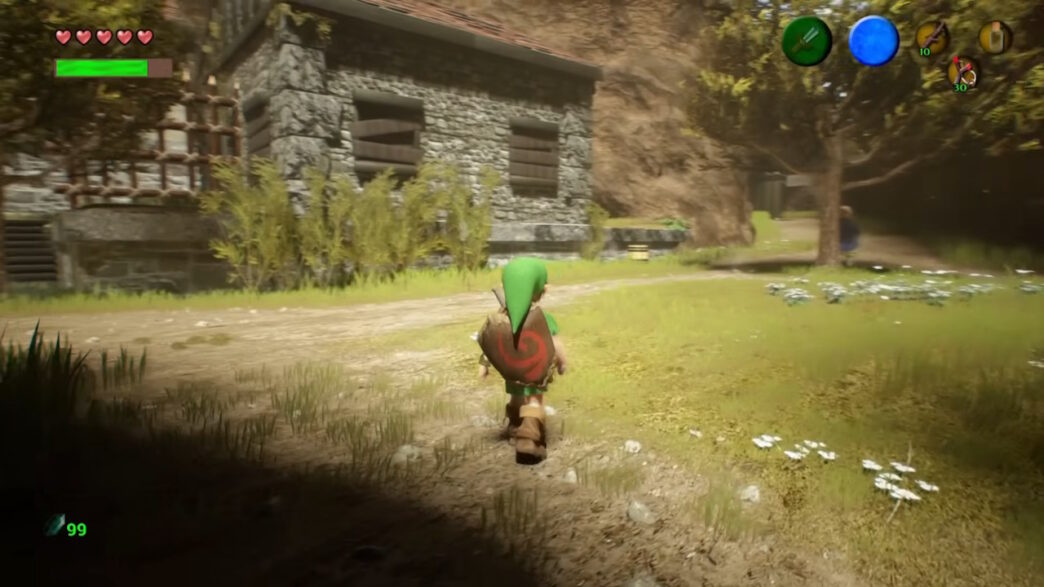 Ocarina of Time fica ABSURDO em remake com Unreal Engine 5.5